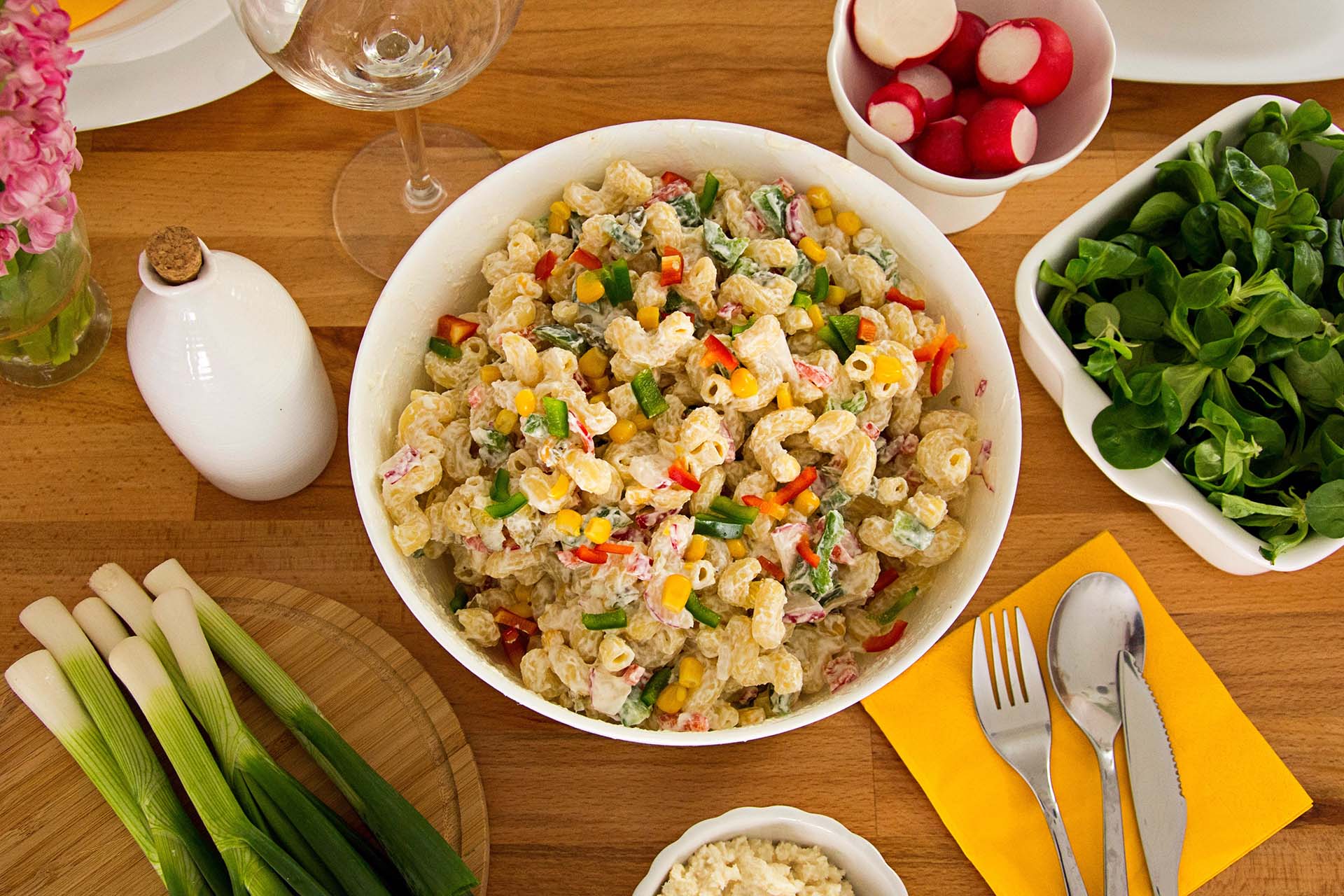 Salata od tjestenine — ABC sir