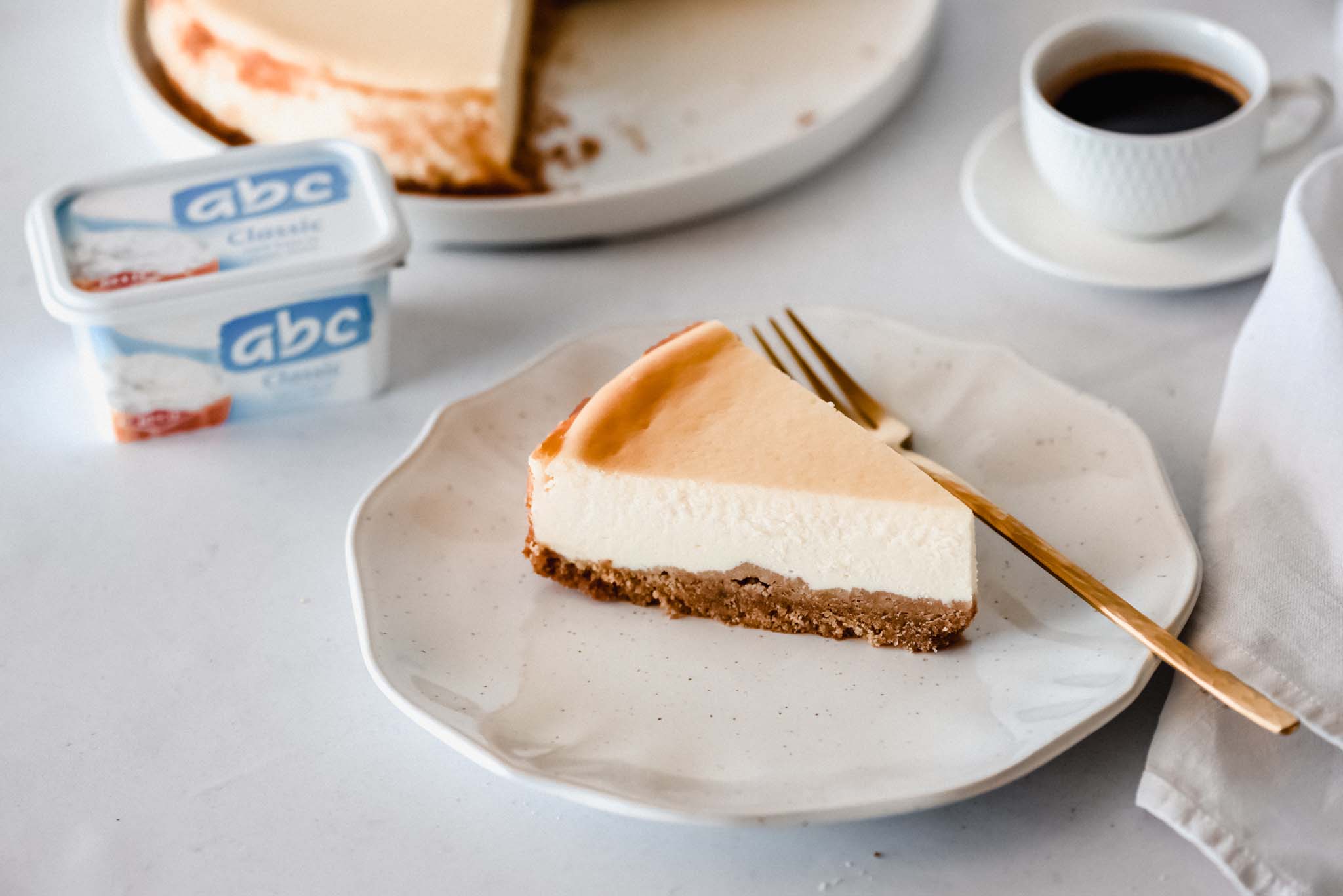 New York style cheesecake — ABC sir