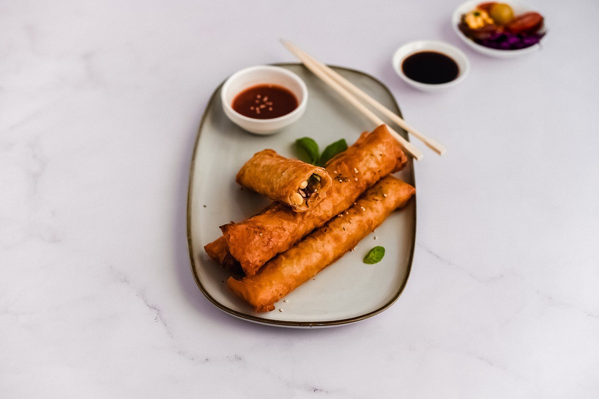 Proljetne rolice s piletinom — ABC sir