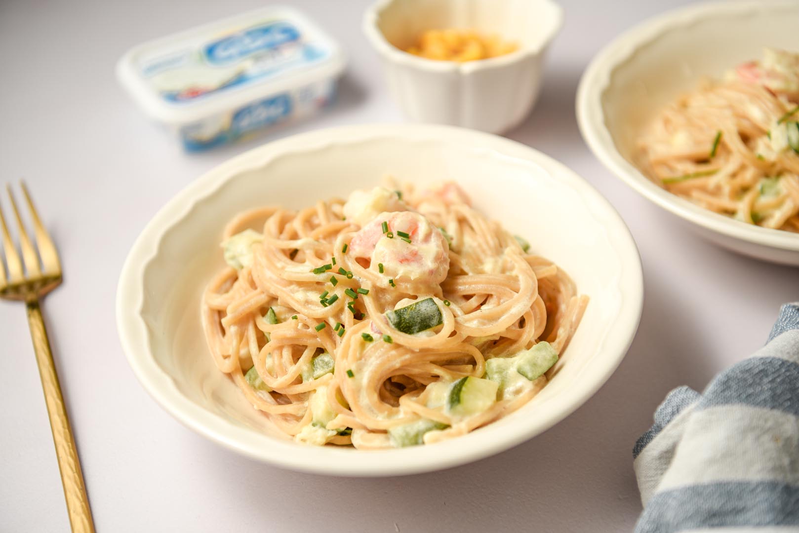 Tjestenina s tikvicama i kozicama — ABC sir