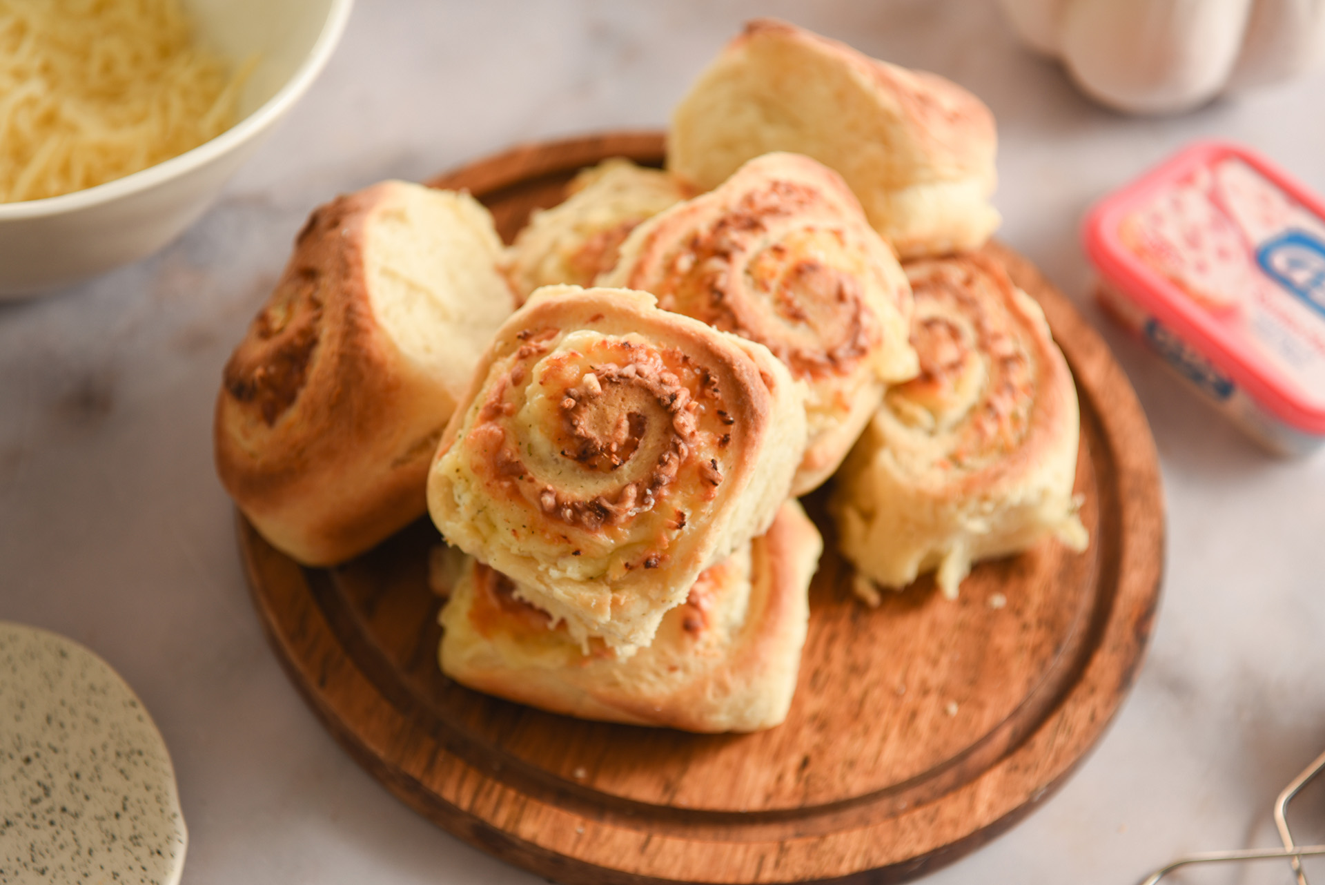 Slane rolice s ABC sirom — ABC sir